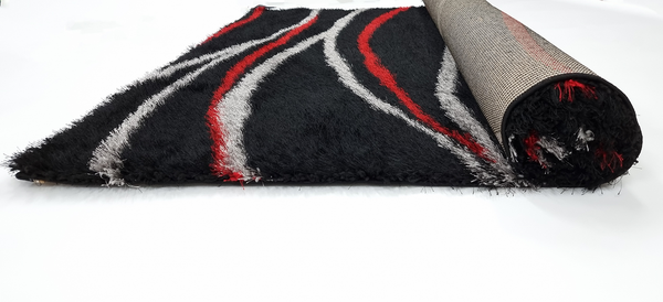 Red Black Grey Shag Rugs | Sydney Rugs online sales | Rugs Australia ...